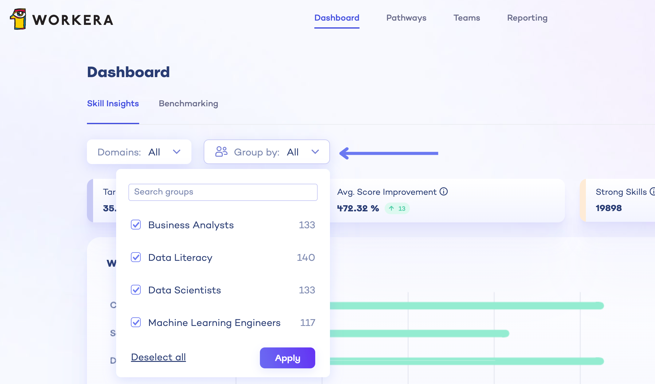 Dashboard Tab – Workera