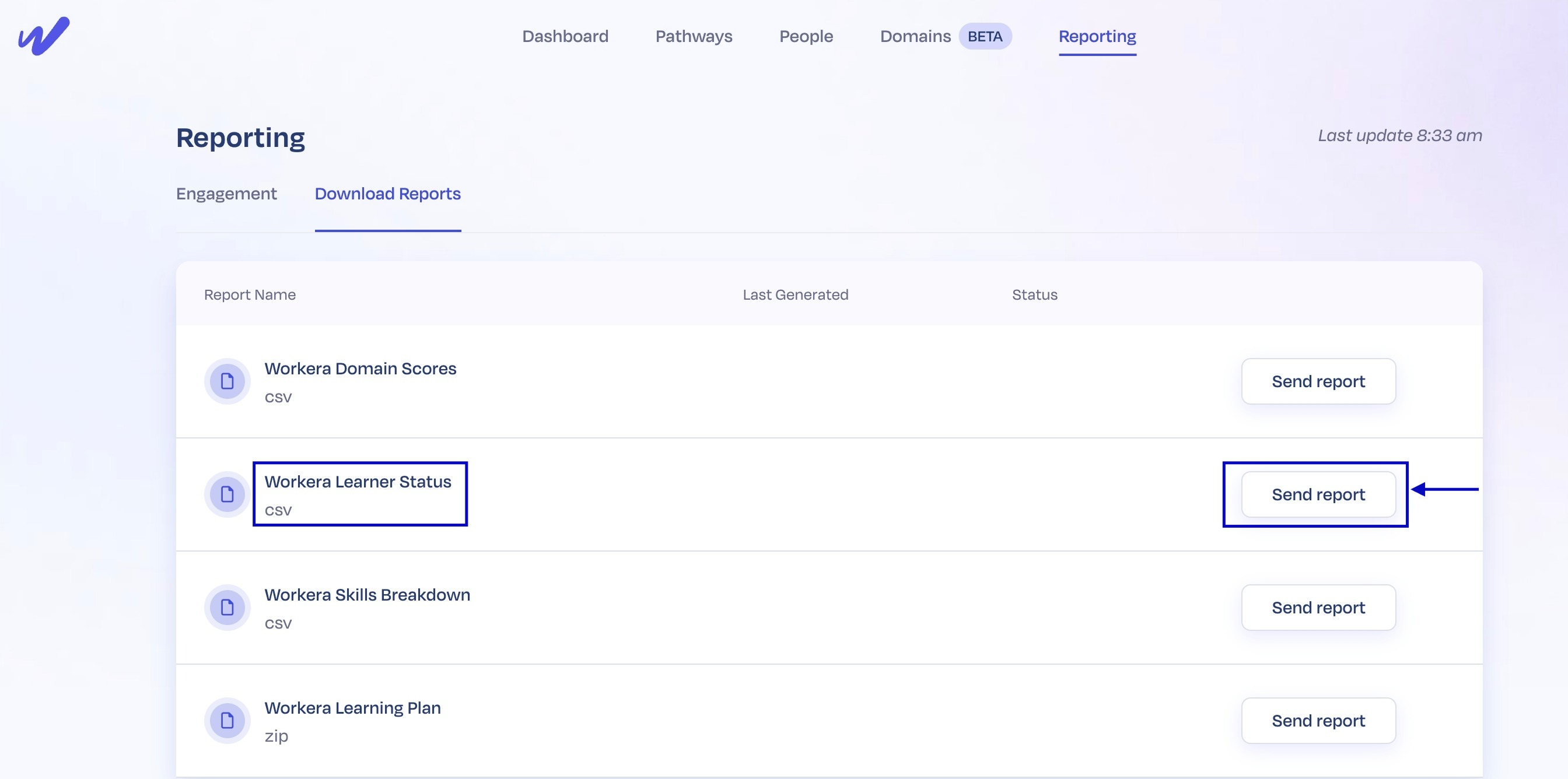 Overview of the Learner Status Report – Workera