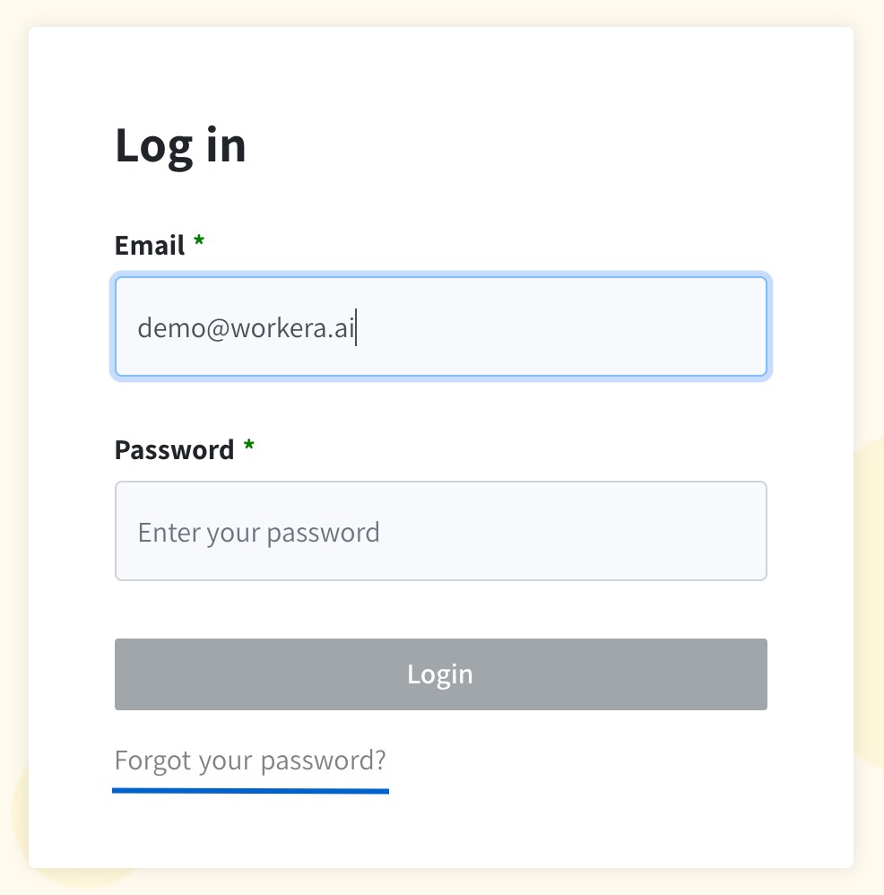 How Do I Reset My Password? – Workera